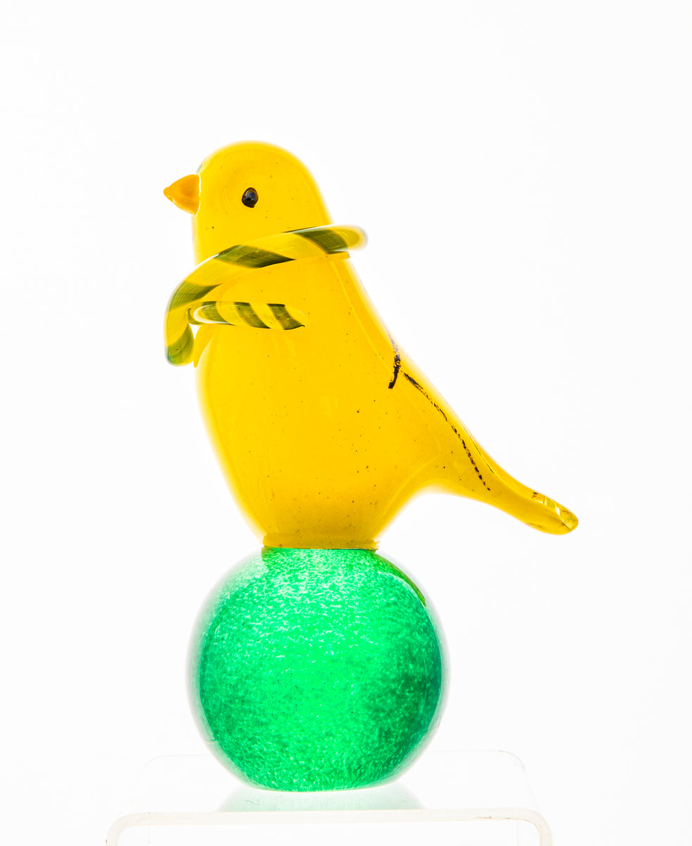 Handmade limited edition glass canary to celebrate Norwich City ...